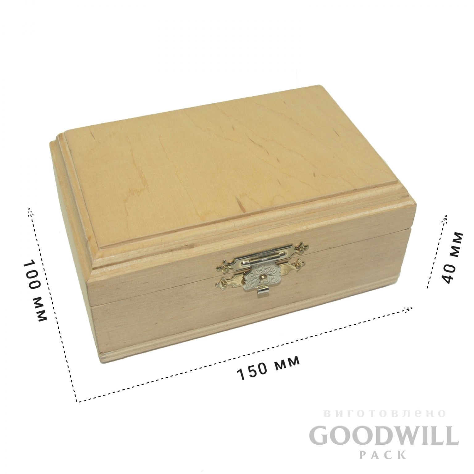 Коробка из дерева подарочная изготовлена на заказ - Goodwillpack